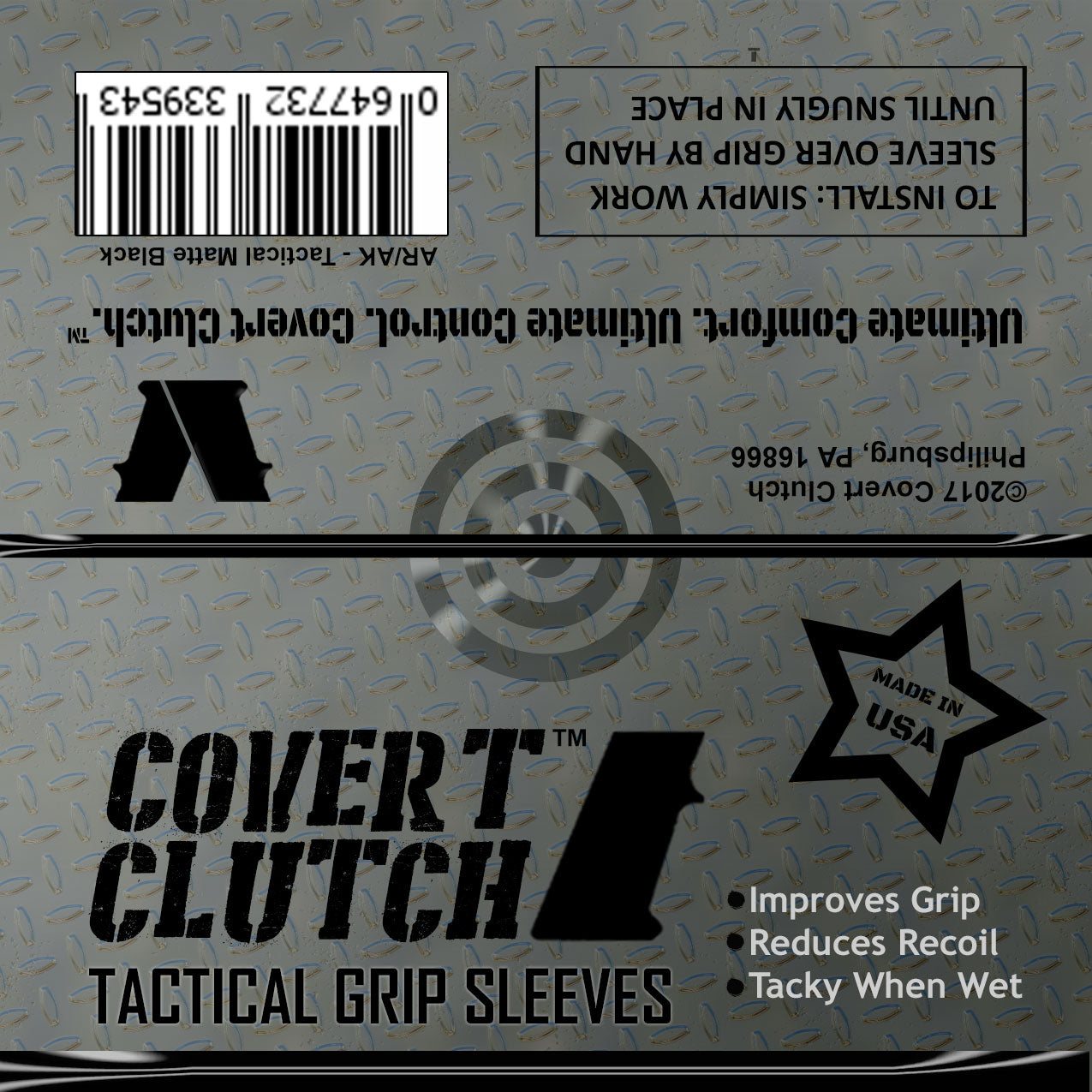 Covert Clutch Tactical Firearms Grip Sleeves and Shooting Accessories